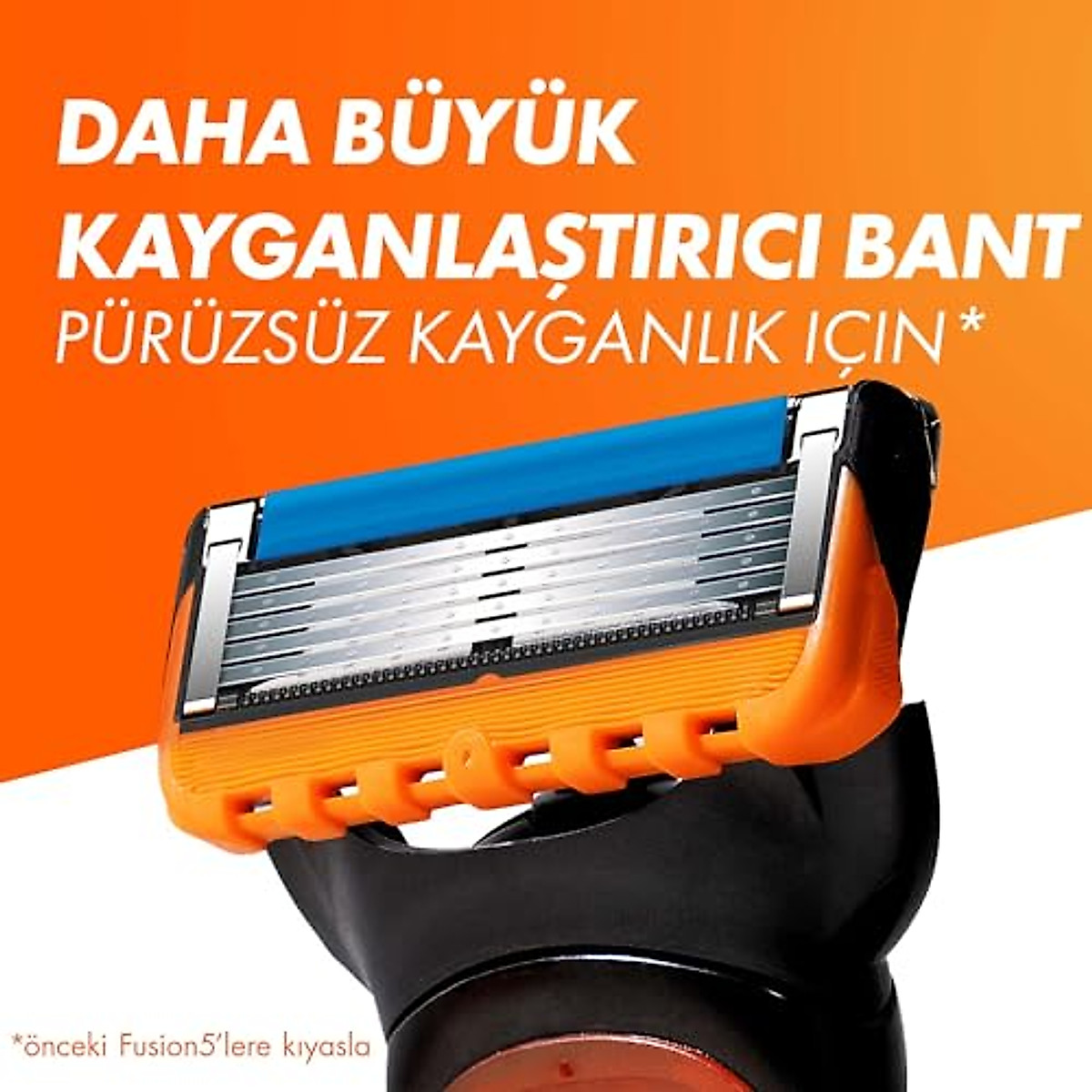 Gillette Fusion5 Razor Blades for Men with 5 Anti-Friction Blades for A Shave You Barely Feel