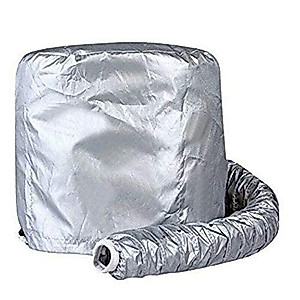 Winvin Hair Dryer Attachment, Portable Soft Bonnet Hood - Adjustable Hooded Dryer, Hair Salon Heat Cap for Drying, Styling, Curling and Deep Conditioning, Relax, Speeds Up Drying Time at Home