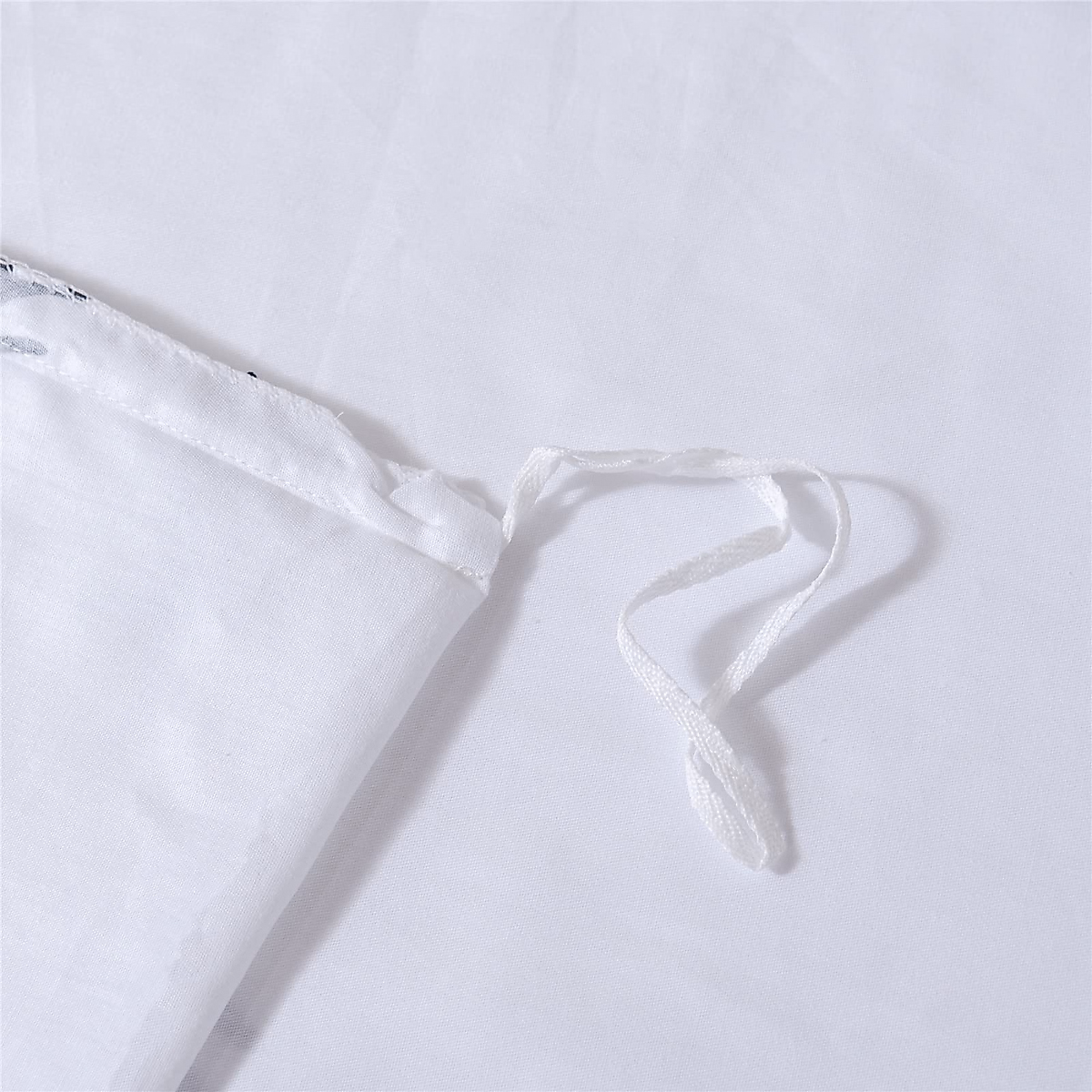 BuLuTu Kids Duvet Cover Full Cotton White/Grey,Premium Boys Girls Bedding Sets Queen,Double Bed Comforter Cover Zipper Closure,Forest Tree Print Pattern,Super Soft,Breathable,No Comforter