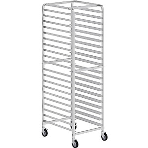 Express KitchQuip Commercial 20 Tier Bun Baking Pan Rack Sheet Pan Rack W/2 Brake Wheel - NSF