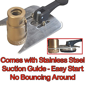 1 3/8 in Diamond Hole Saw Core Drill Bit for Concrete or Granite 5/8-11 UNC Thread Fits Angle Grinder or Core Bit Adaptor Vacuum Brazed Core Bit