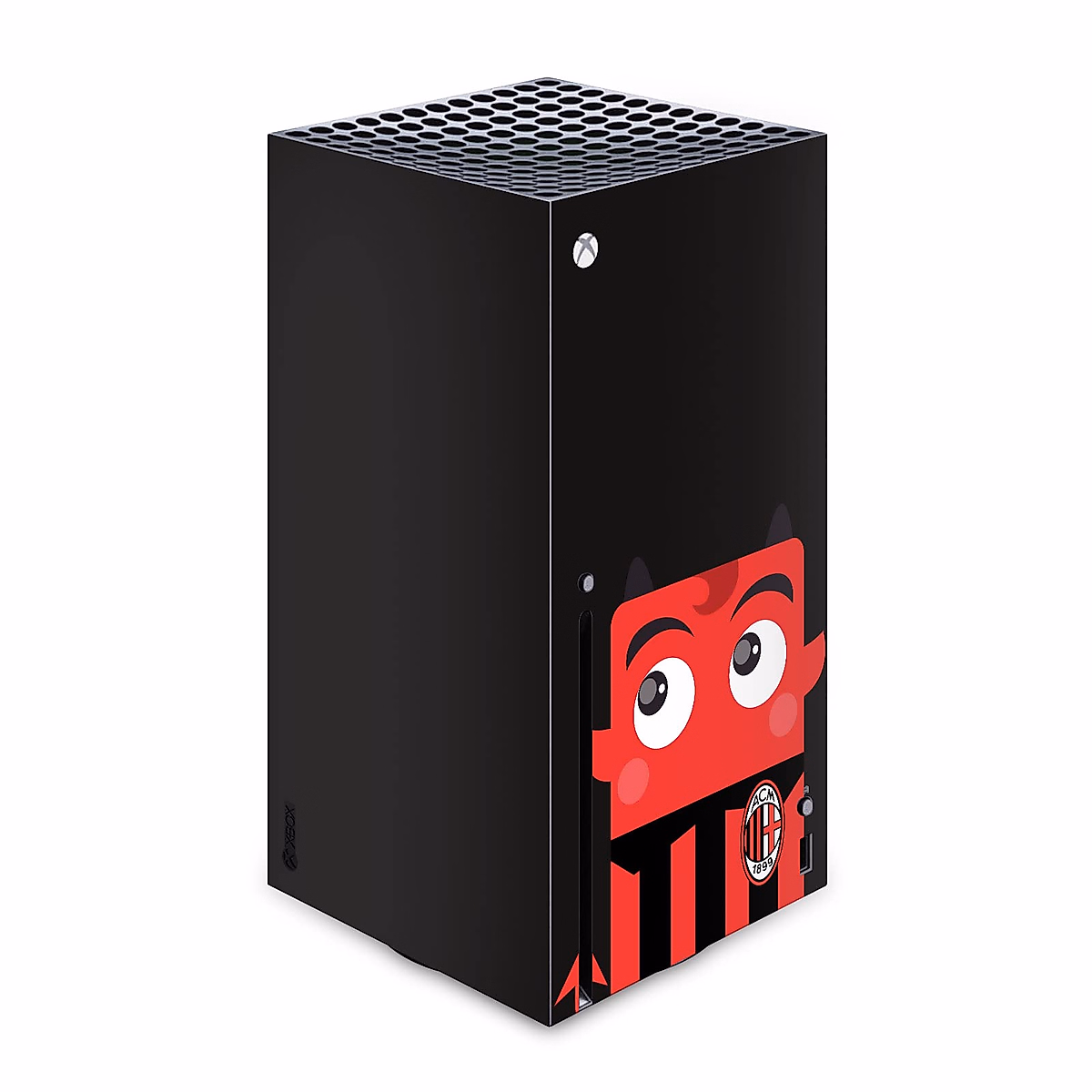 Head Case Designs Officially Licensed AC Milan Mascotte Art Vinyl Sticker Gaming Skin Decal Cover Compatible with Xbox Series X Console