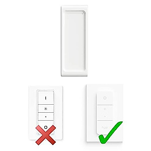 SAMOTECH Hue Switch Cover for Philips Hue Dimmer V2 (Single Rocker V2)