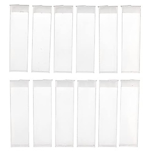 Flip Top Storage System Box | 12 Clear Plastic Organizing Containers | 6.25in x 4in x 1.4in