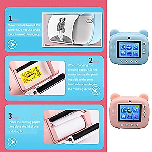 Children HD Camera, Kids Camera 2.4inch HD Screen for Gifts (Blue)