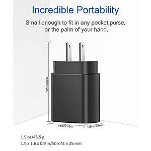 Samsung Fast Charger 25W Type C Charger, 2-Pack USB-C Fast Charger and 6FT Type C to Type C Cable for Samsung Galaxy S23,S22/S21/S20 Ultra/S23+/S22+/S21+/S21/Note 20 Ultra/Note 10+/Note 10 …