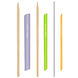 YEQIN Quick Turn Fabric Set, 3 Count, Assorted Sizes Tube Turners for Sewing DIY Tool