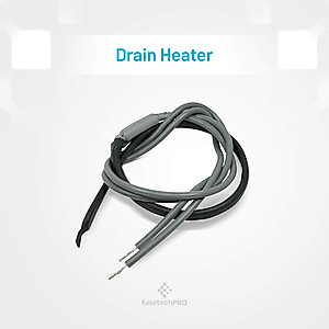 EVERTECHPRO SH502 Drain Heater tip 7/16" Diameter 120V 15W Size 13" Leads 18"