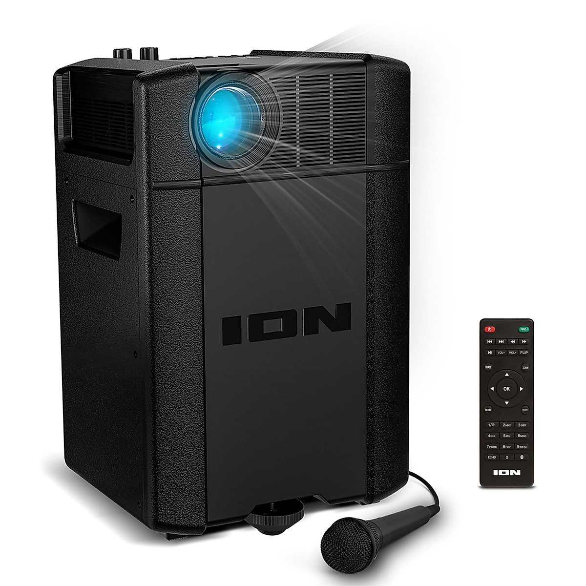 Ion Projector Deluxe Speaker Battery/AC Powered Indoor/Outdoor Projector