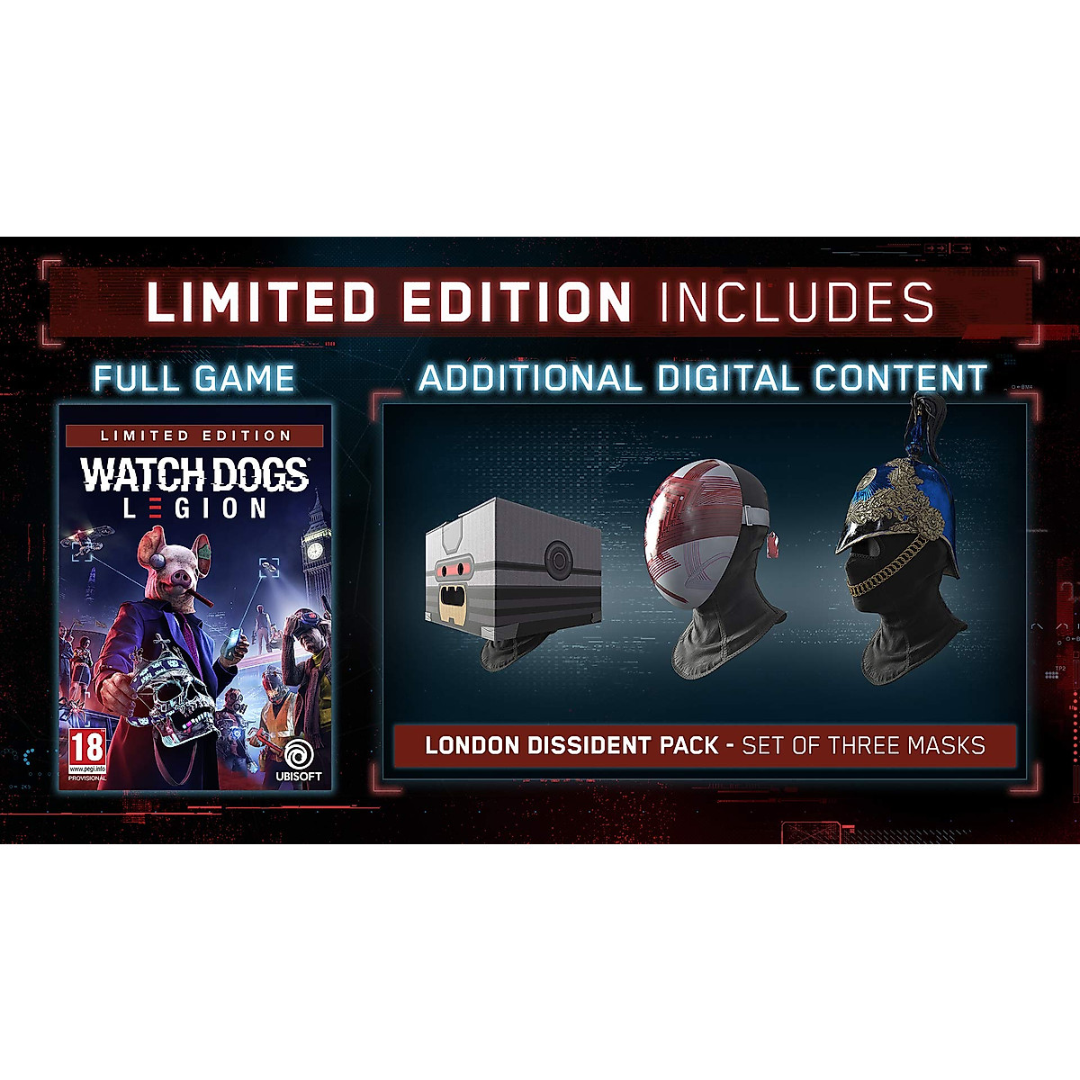 Watch Dogs Legion Limited Edition (Exclusive to Amazon.co.uk) (PS5)