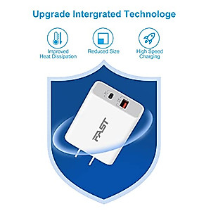 USB C Wall Charger Block, 20W 2Pack Dual Port USB-A USB-C Power Adapter Plug PD Fast Charging Block Cube Brick for iPhone 14/Pro Max/Plus/13/12/11/Mini, XS/XR/X/8/7/6, iPad Pro/Air, Google Pixel 7/6/5