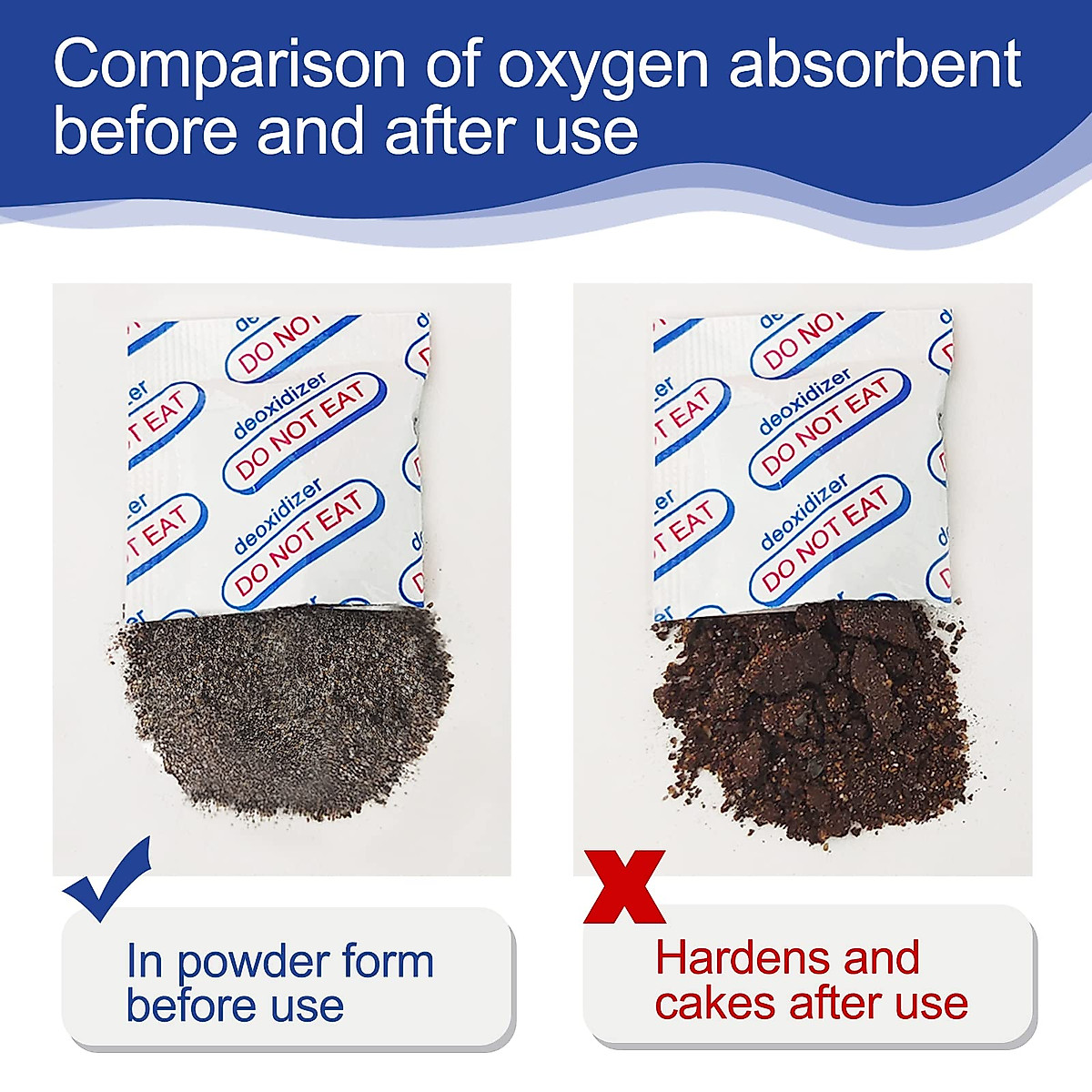 auhanth 100 Packs 300CC Oxygen Absorbers (10 Packs of 10),Food Grade Oxygen Absorbers for Long Term Food Storage with Oxygen Indicator in Vacuum Bag,Applicable to Mason Jars, Vacuum Storage Bags