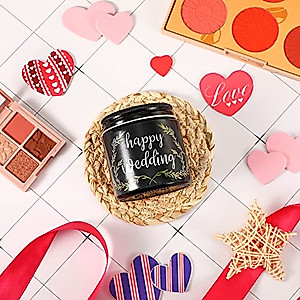 Wedding Candle Mokara Orchid Happy Wedding Candle Soy Wax Scented Candle Hand Poured Scented Candle Handmade Candle Decorative Candle for Wedding Home Engagement