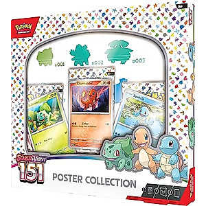 Pokemon TCG Scarlet & Violet 3.5 Pokemon 151 Poster Collection