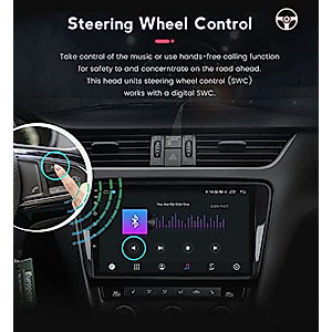 8-Core 2+32GB IPS Touch Screen Car Stereo for Toyota Highlander 2007 2008 2009 2010 2011 2012 2013 Bluetooth Car Radio Built-in Apple Carplay Android Auto GPS Navigation SWC DSP Head Unit