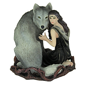 Veronese Design Anne Stokes Soul Bond Hand Painted Statue