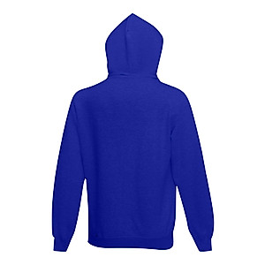 Hoodie for Men Warm Lightweight Solid Color Pullover Sweatshirts Plus Size Big and Tall Long Sleeve Running Hooded Sweaters Fashion Aesthetic Clothing Clothes Sudadera con capucha para hombre(Blue,M)