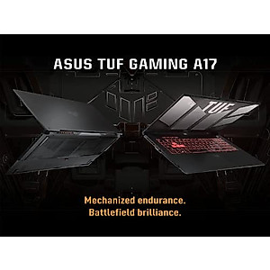 ASUS 2022 TUF A17 17.3" FHD 144Hz Gaming Laptop, AMD Ryzen 7-6800H Processor, 32GB DDR5 RAM, 1TB PCIe SSD, Backlit Keyboard, GeForce RTX 3060 6G DDR6, HD Webcam, Windows 11, Gray, 32GB USB Card