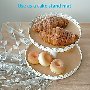 200pcs 8 Inch Parchment Paper Rounds for Air Fryer Unbleached Baking Paper for Oven Nonstick Uses for Baking Cookies, Bread, Meat, Pizza, Toaster Oven