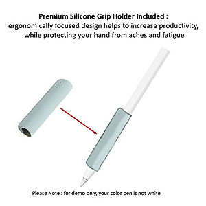 Stylus Pen Pencil 1st Generation Gen Replacement for Apple iPad Pro 1st iPad 1st 2nd 3rd 4th 5th iPad Mini 1 2 3 4 iPad Air 1st 2nd iOS Android Capacitive Tablet Touch Screen+Free Holder (Black)