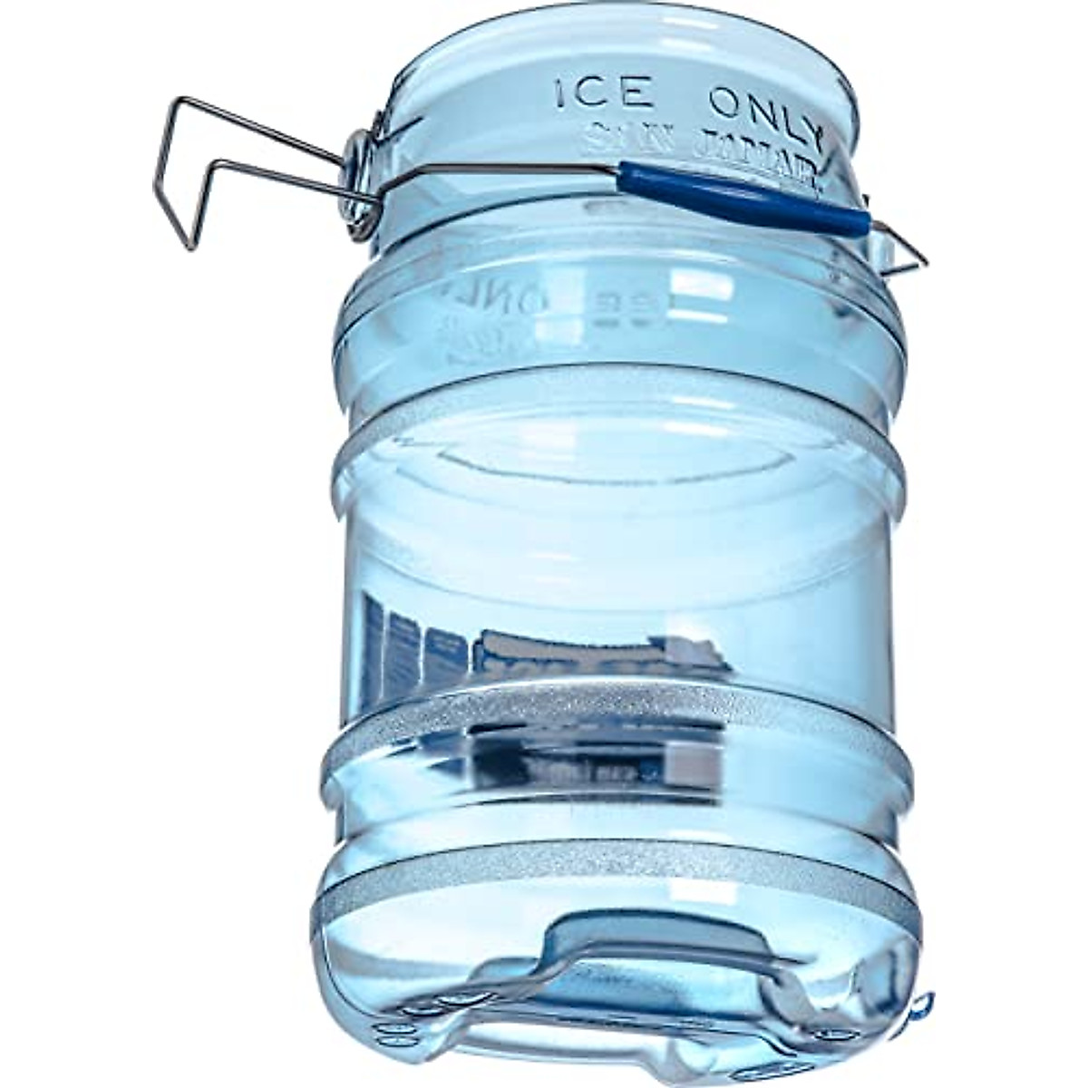 San Jamar SI6000 Saf-T-Ice Plastic Commercial Tote Bucket, 6 Gallon (Pack of 2)