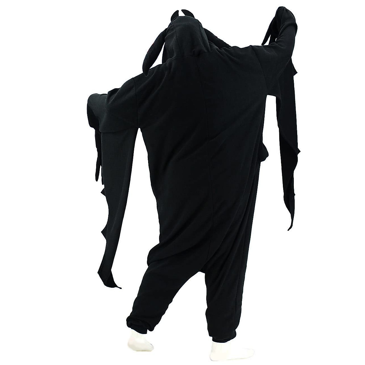 Mothman Halloween Onesie Adult Pajamas Cosplay Animal Homewear Sleepwear Jumpsuit Costume for Women Men