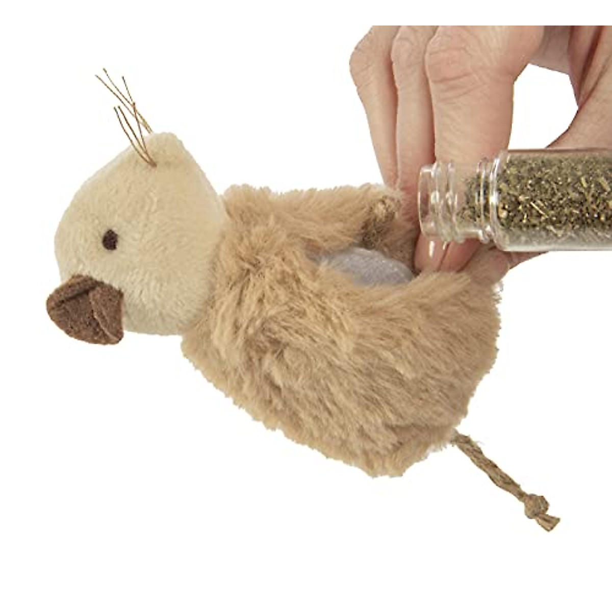 SmartyKat Madcap Mania Refillable Plush Catnip Cat Toy, Includes Catnip Tube - Randomly Selected Color, One Size