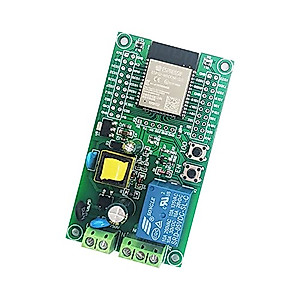 Relay Module,AC90-250V ESP32 WiFi Relay Board Single Relay Module,Development Board 4M Byte Flash Module