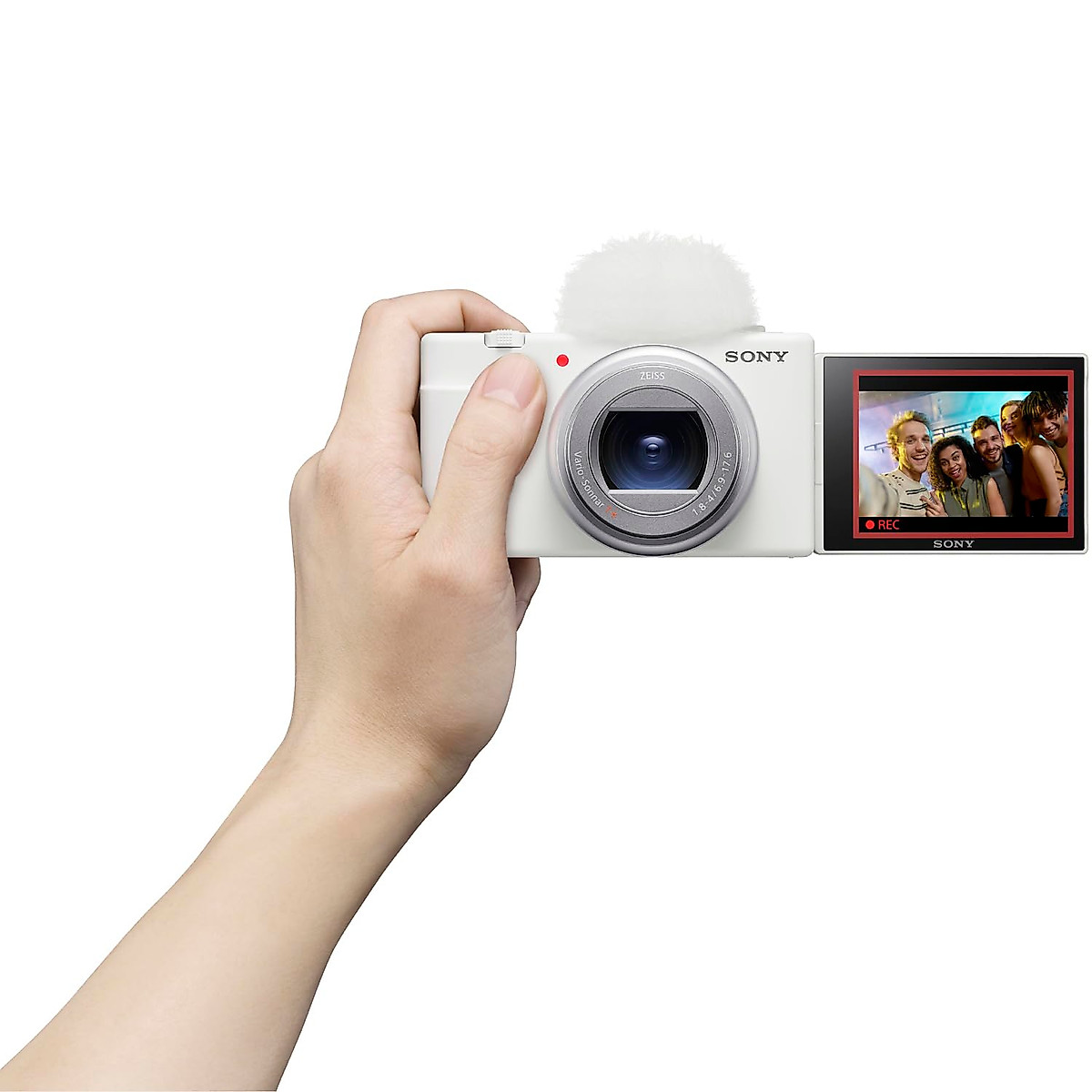 Sony ZV-1 II Vlog Camera with 4K Video & 20.1MP for Content Creators and Vloggers White ZV-1M2/W Bundle with Deco Gear Case + 64GB Memory Card + Grip/Tripod 2 in 1 + Software + Accessories Kit