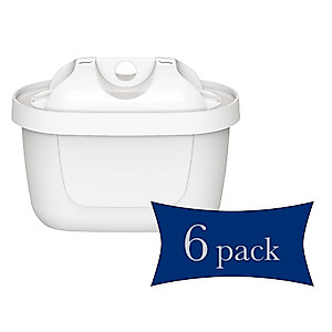 NRP 6-pack Standard Pitcher Water Filter Replacement for Brita Water Jugs (Mavea Maxtra, 1001122), Crofton & MORE