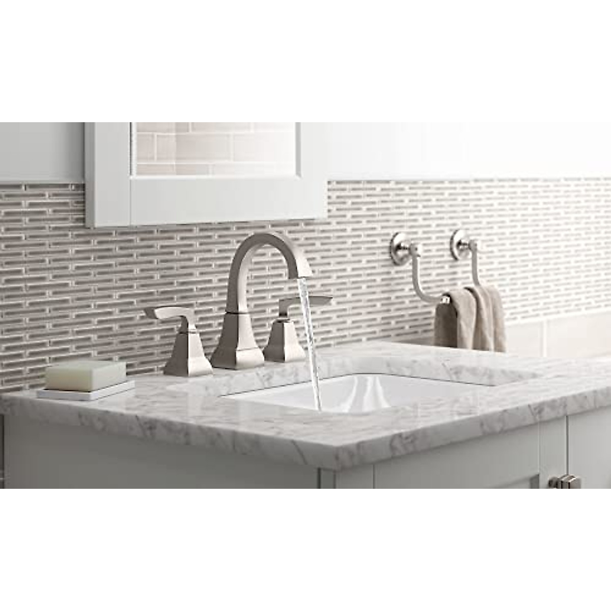 KOHLER 20000-0 Caxton Rectangle Undermount Bathroom Sink, 20-1/4" W x 15-11/16" L, White