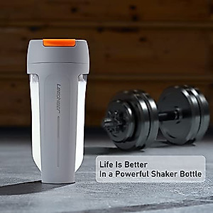Electric Shaker Bottle, Gifts for Men Dad Husband, Made With Tritan - BPA Free Shaker Bottles For Protein Mixes - Upgrade 20OZ Electric Water Bottle For Protein Powder, Shakes, Coffee,Cocktail