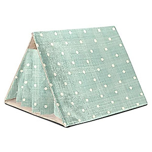 enheng Small Pet Hideout Geometric Retro Polka Dot Hamster House Guinea Pig Playhouse for Dwarf Rabbits Hedgehogs Chinchillas