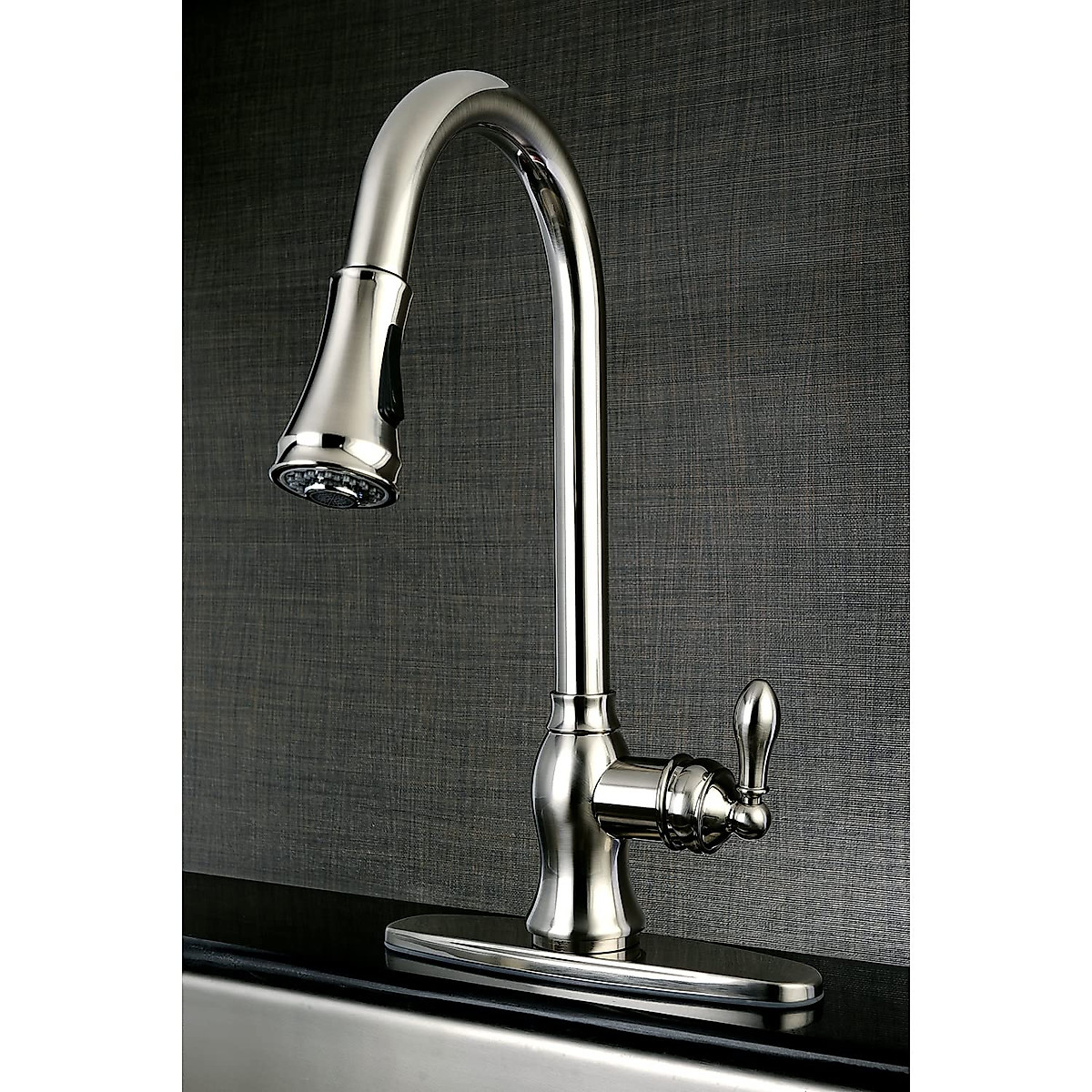 Kingston Brass Gsy7775Acl American Classic Kitchen Faucet, 8-3/4" in Spout Reach, Oil Rubbed Bronze