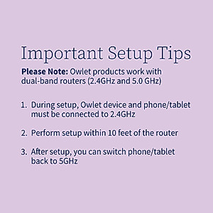 Owlet Dream Sock - Smart Baby Monitor - Foot Sensor to Track Heartbeat and Oxygen O2 Levels in Infants and Babies - Notifications for Night Wakings, Movement and Sleep State - Bedtime Blue + Mint