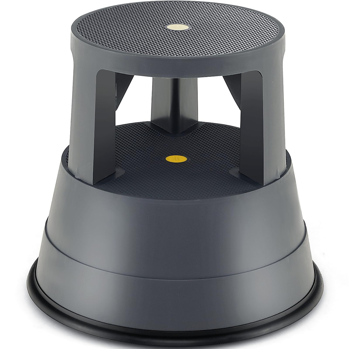 Giantex Rolling Step Stool Kick Stool Ladder w/Non-Slip Platform Casters Home Appliance Mobile Scooter 330 LBS Weight Capacity Gray