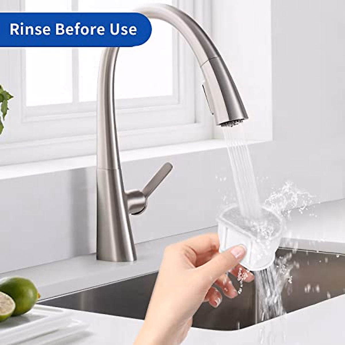 Carcent Cat Water Fountain Filter Compatible with PetSafe Drinkwell Avalon, Pagoda, Seascape, Sedona Pet Water Fountain, 8 Pack Filter and 1 Pack Filter Protective Case