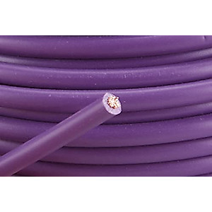 Best Connections Audiopipe Copper Clad Stranded Car Audio Primary Remote Wire (12 Gauge 50', Purple)