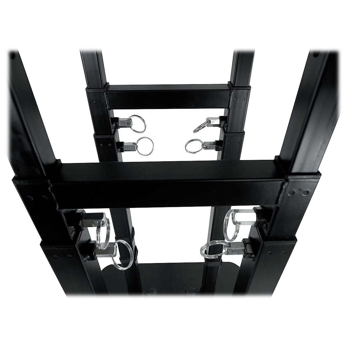 2) Rockville RTP-GO Black Portable Collapsible DJ Totem Light Stands+Bags+Scrims