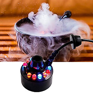 PULACO Mist Maker, Indoor Fountain Mister Foggers, Small Pond Fog Machine Atomizer Air Humidifier Perfect for Water Feature, Halloween, Christmas and Other Holiday Decorations.