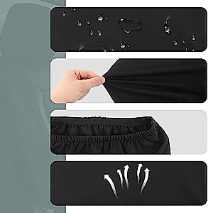 4PCS Headrest Covers for Cars,Breathable Fibre Car Headrest Covers for Car Decorations & Protections,All-Season Universal Car Interior Accessories Fits Truck SUV Car Seat Headrest Pillow