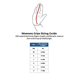 US Glove Women Millenium One Uneven Bar Grips - Womens Gymnastics Bars Grips - Youth to Adult Girl Sizes - Made in USA - Size: 4 (7 1/8") - Single Buckle