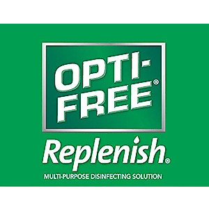 Opti-Free Replenish Multi-Purpose Disinfecting Solution with Lens Case (Pack of 4)
