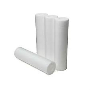 CFS – 4 Pack Standard Duty Sediment Water Filter Cartridges Compatible with P5A, HF-150, HF-160, HF-360 Models – Remove Bad Taste & Odor – Whole House Replacement Filter Cartridge – 5 Micron