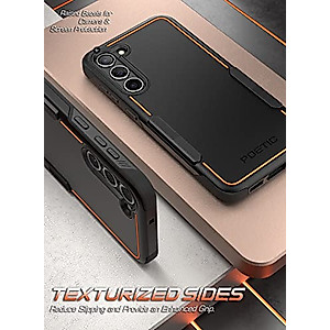 Poetic Neon Series Case Designed for Samsung Galaxy S23 Plus 5G 6.7 inch, Dual Layer Heavy Duty Tough Rugged Lightweight Slim Shockproof Protective Case 2023 New Cover for Galaxy S23+ 5G, Black