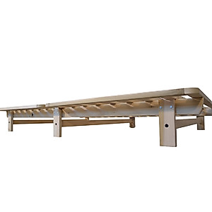 KD Frames Ekko Platform Bed - Queen Bed Frame - Unfinished Wood Bed Frame - Natural, Minimalist Bed - Floating Bed Design - Easy Assembly, No Box Spring Needed - Solid Wood Queen Platform Bed