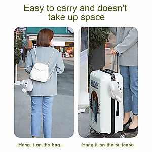 DEARBABY 2 in 1 Travel Pillow and Eye Mask,Kids Adult Soft Plush Novelty Pillow Cushion Eye Mask Combo Supports The Head,Neck and Chin-for Airplane,Train,Car or Outdoor,Camping,Hiking (Koala)