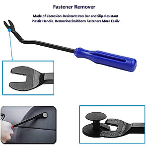 XBRN Auto Trim Removal Tool Kit, Fastener Car Panel Door Window Tool, Auto Clip Fastener Remover Pry Tool, Clip Puller Rivet Removal Tool