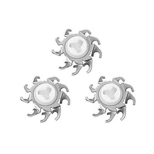 TorSor 6 Pack Electric Shaver Blade Heads Replacement for Flyco Shavers FS302US FS370US FS306US FS807 FS808 FS809 FS863 FS867 FS868 FS869 Rotary Razor Head Shaving Blades Spare Parts Trimmer