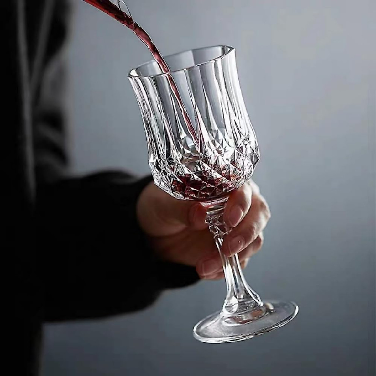 RYUHYF Red wine glass set, white wine glass set, medium 5.4 oz wine glasses, set of 3